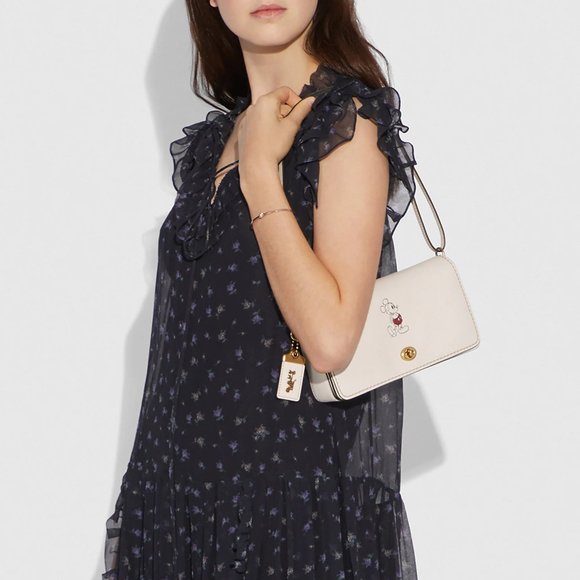 Coach | Bags | Coach Disney X Coach Dinky With Mickey Mouse Motif ...
